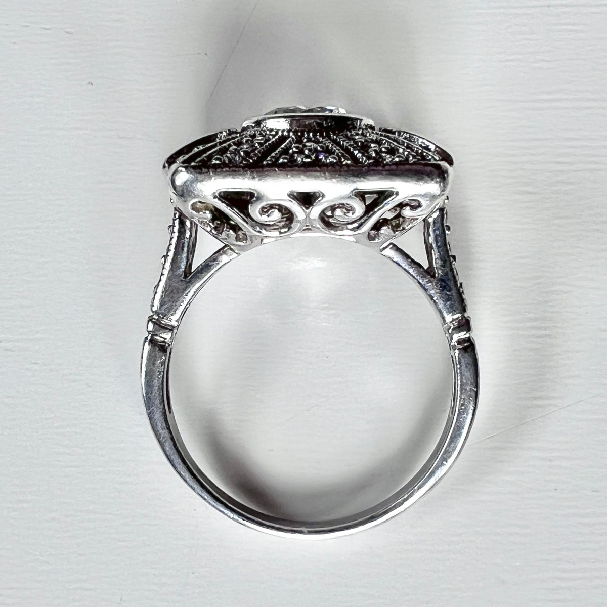 Sterling Deco Style Ring – What These Old Things NS