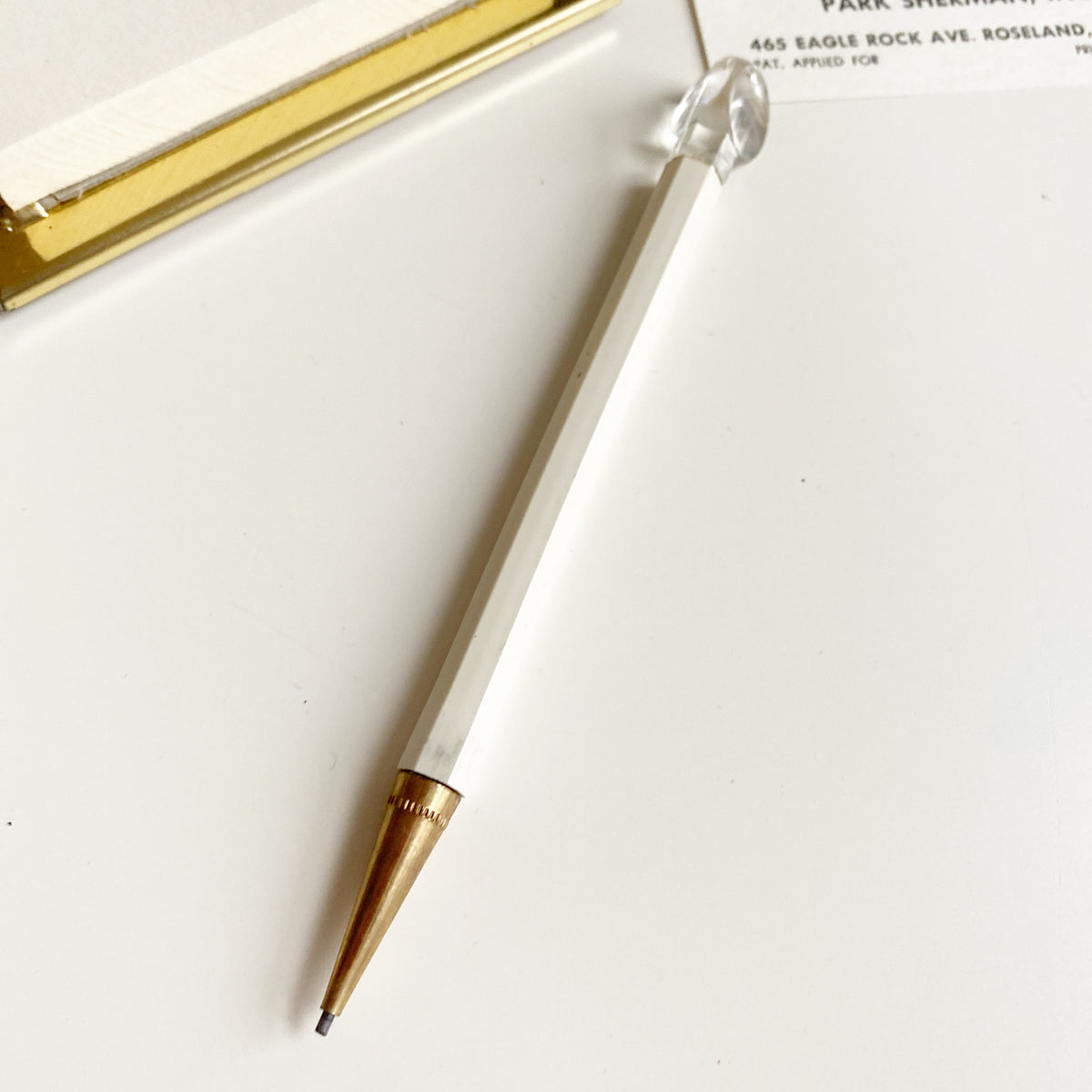 Brass Memo Pad with Pencil – What These Old Things NS